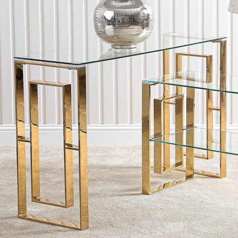 Gold Console Tables | Picture Perfect Home