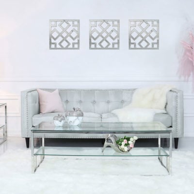 Small Geometric Mirror Wall Art 40cm | Picture Perfect Home