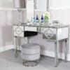 Sahara Marrakech Moroccan Silver Mirrored Dressing Console Table ...