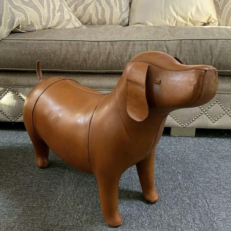 Genuine Handmade Leather Hippo Character Animal | Picture Perfect Home