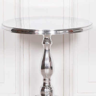 Round Natural Wood End Side Table With Gold Metal Legs | Picture ...