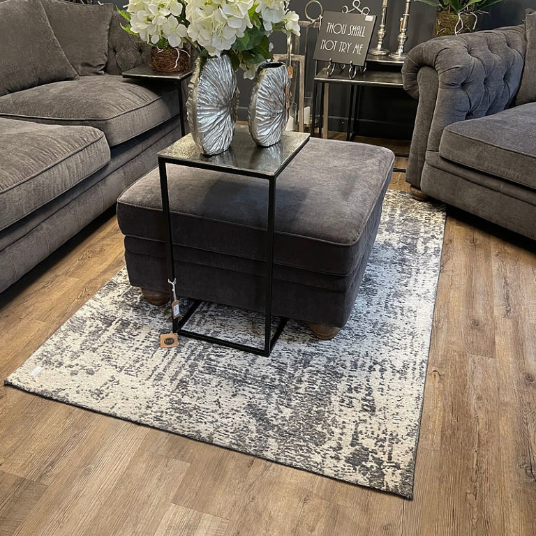 Large Grey Vintage Style Rug 230cm | Picture Perfect Home