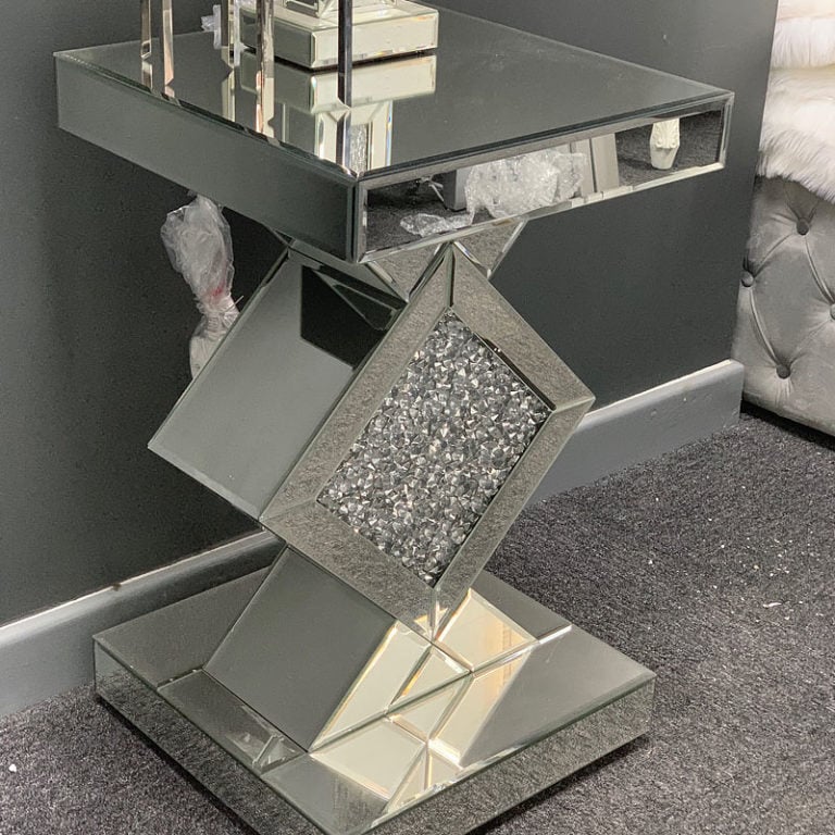 Diamond Crush Mirrored Furniture | Picture Perfect Home