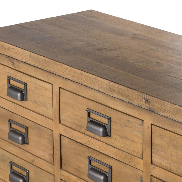 20 Drawer Wooden Apothecary Industrial Style Chest of Drawers | Picture ...