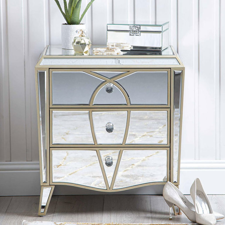 Mirrored Bedside Cabinets | Picture Perfect Home