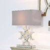 Fifi Silver Mirrored Table Lamp With A Grey Velvet Shade | Picture ...