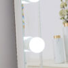 Broadway Hollywood Floor Mirror With 20 Light Bulbs 170cm | Picture ...