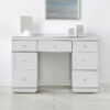 Verona 7 Drawer Mirrored Glass Dressing Table Vanity Table | Picture ...
