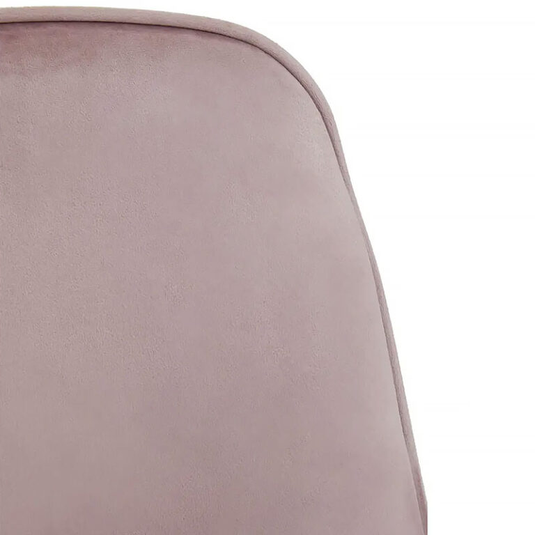 Set Of 2 Alexandria Dusky Blush Pink Velvet Dining Chairs With Gold ...