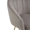 Montserrat Mink Velvet Tub Dining Chair With Gold Legs | Picture ...
