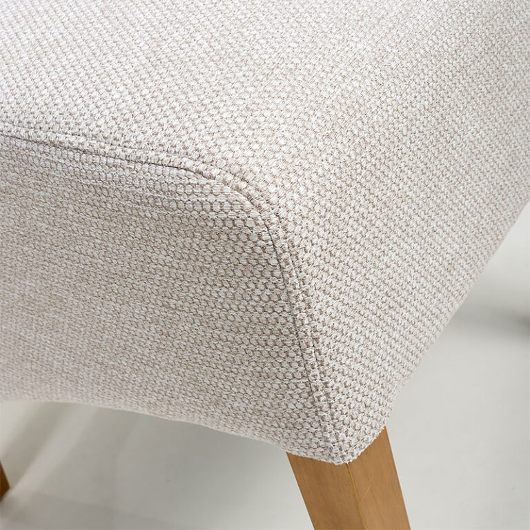 Set Of 2 Selma High Scroll Back Natural Weave Dining Chairs With Wood ...