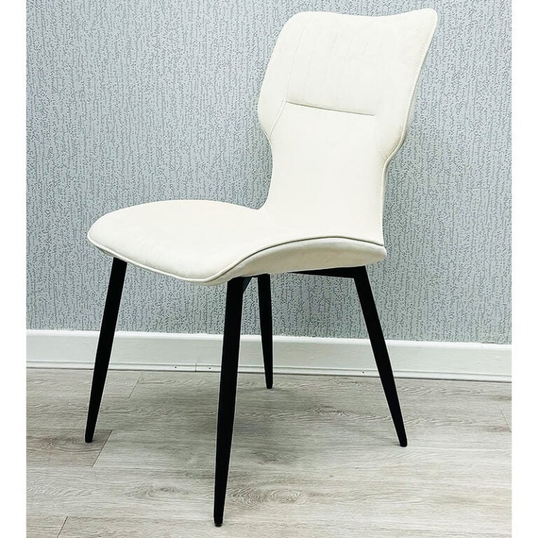 Set Of 2 Gigi Grey Velvet Armless Curved Back Dining Chairs | Picture ...