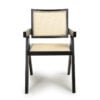 Set Of 2 Juna Black Cebu Rubberwood And Rattan Cane Dining Chairs ...