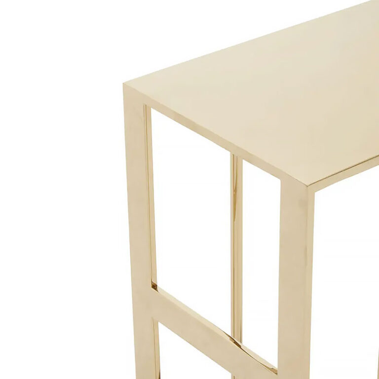 Art Dèco Gold Metal Sofa Table Laptop Table Side Table | Picture ...
