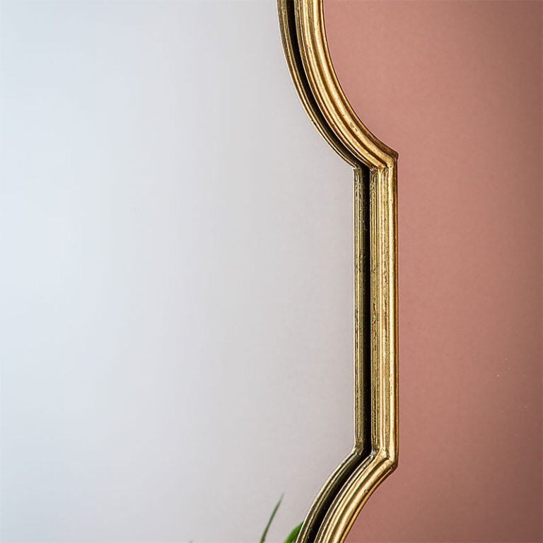 French Cottage Gold Wall Mirror 90cm | Picture Perfect Home