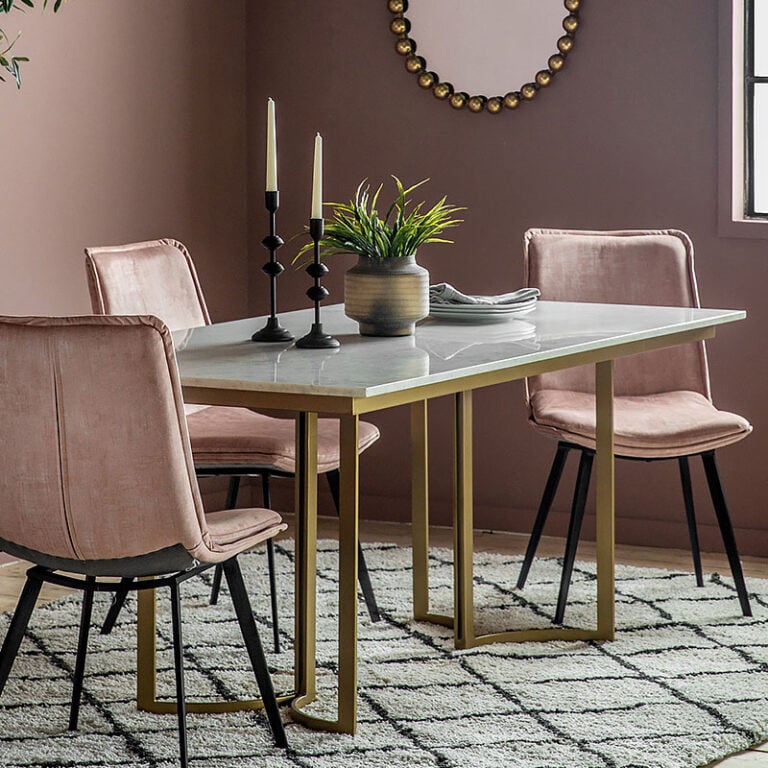 Gold Dining Tables | Picture Perfect Home