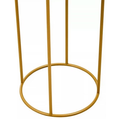 Art Deco Black And Gold Metal Large Floor Standing Planter 23cm ...