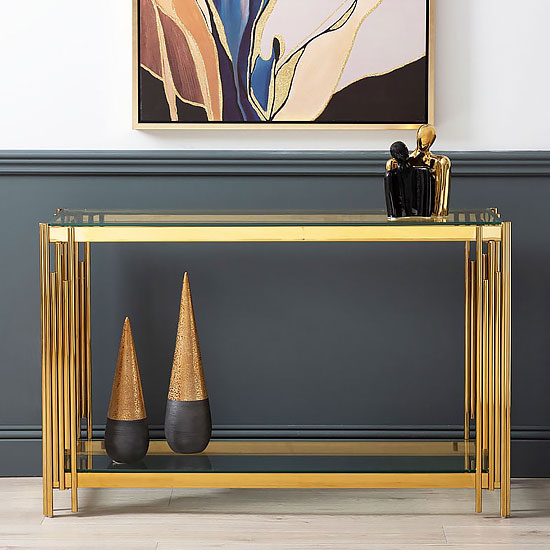 Gold Console Tables | Picture Perfect Home