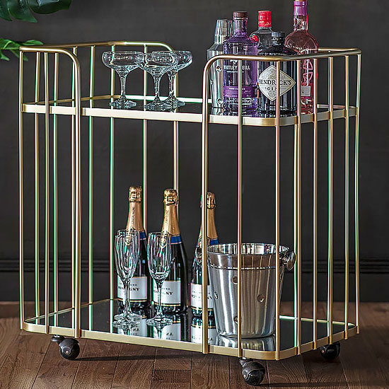 Gold Drinks Trolleys | Picture Perfect Home