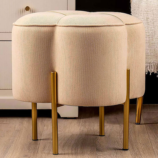 Gold Footstools And Footstools With Gold Legs | Picture Perfect Home
