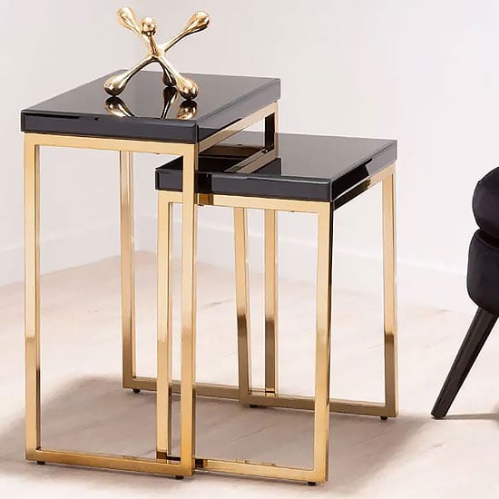 Gold Nesting Tables And Gold Nests Of Tables | Picture Perfect Home