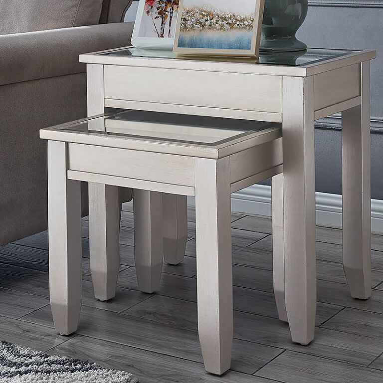 Gold Nesting Tables And Gold Nests Of Tables | Picture Perfect Home