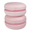 Boho Pink Resin Macaroon Stack Side Table Stool 46cm | Picture Perfect Home