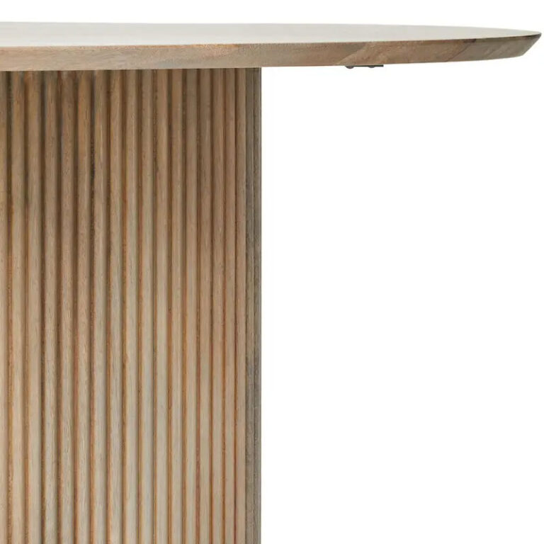 Boho Rustic Solid Grey Mango Wood Oval 10 Seater Dining Table 220cm ...