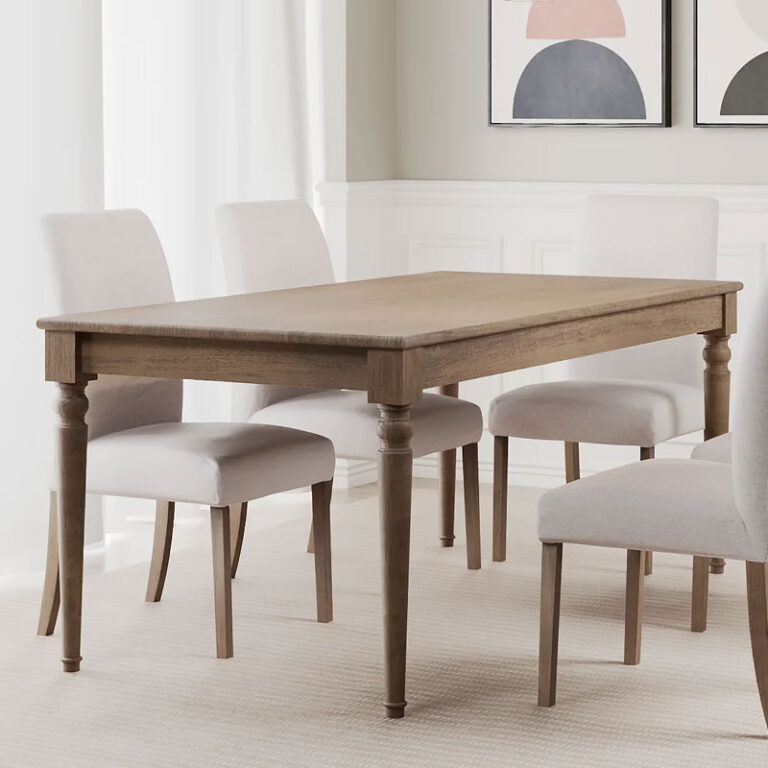 Rustic Country Farmhouse 6-8 Seater Solid Mango Wood Dining Table 180cm | Picture Perfect Home