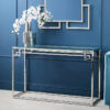 Chrome Console Tables | Picture Perfect Home