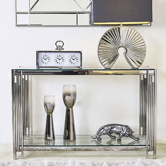 Chrome Console Tables | Picture Perfect Home